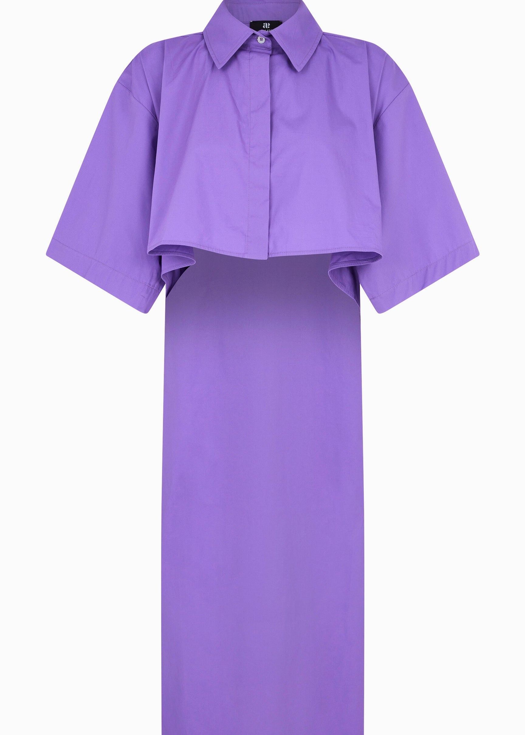 Randi Tail Shirt & Fluid Wide Leg Pant In Purple – Ada & Edith