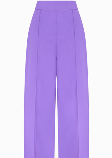 Randi Tail Shirt & Fluid Wide Leg Pant In Purple – Ada & Edith
